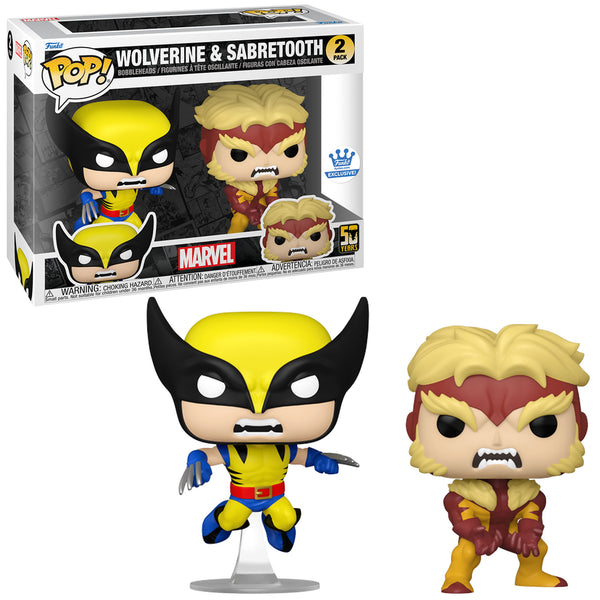 MARVEL: WOLVERINE 50TH - WOLVERINE & SABERTOOTH (2-PACK) EXCLUSIVE - K ...